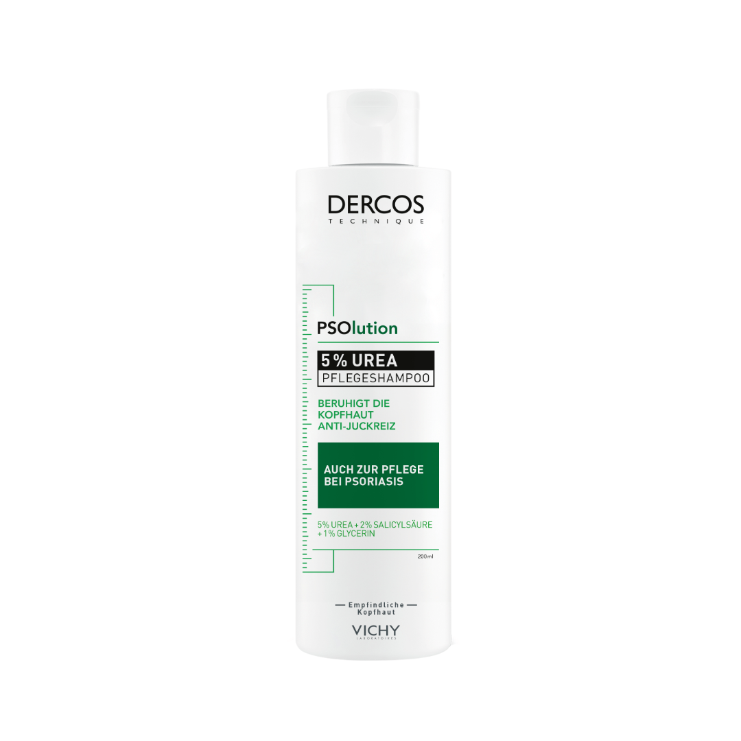 DERCOS PSOlution Shampoo mit Urea gegen Juckreiz | VICHY